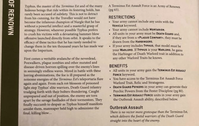 Reglas de la Guardia de la Muerte del Book of Rust - Fanhammer