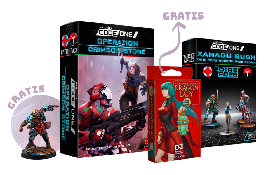 Operación Crimson Stone y mucho más en prepedido desde Corvus Belli ...