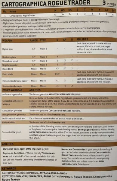 Avance de las Reglas de Rogue Trader de Warzone Octarius - Fanhammer