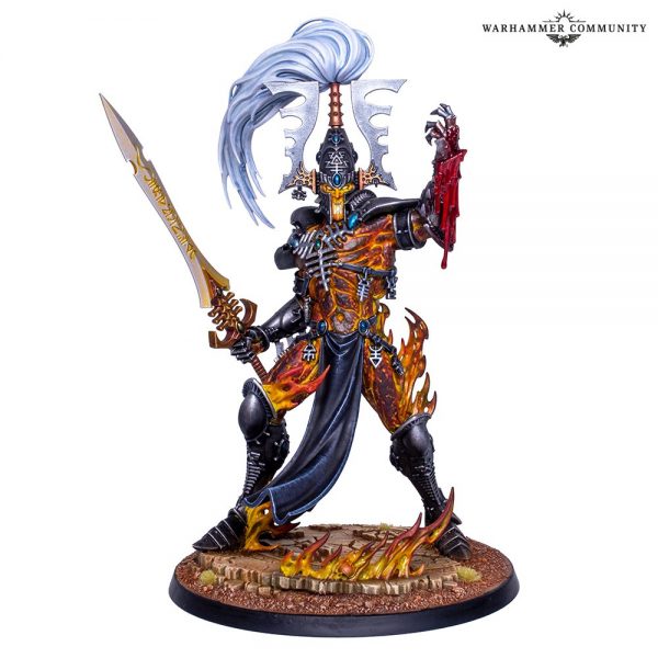 Disfrutando de los Avatars Aeldari pintados con mucho estilo y calidad ...