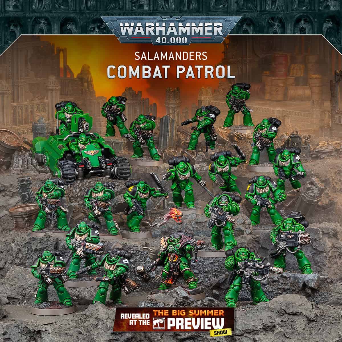 El analizador saborea y examina la próxima Combat Patrol de los ...